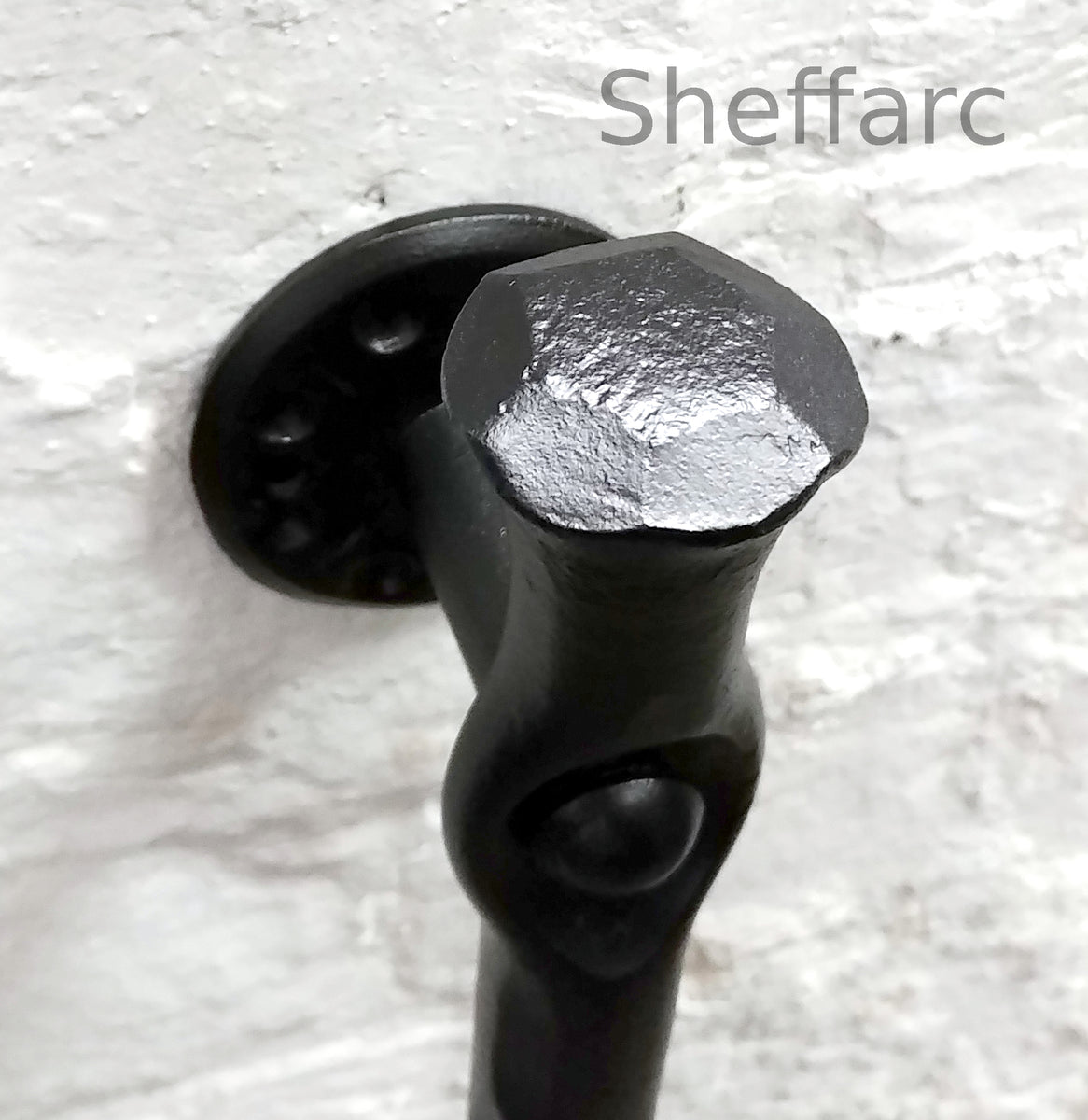 Rustic / Gothic ornamental wrought iron grab handle mobility aid - rai ...