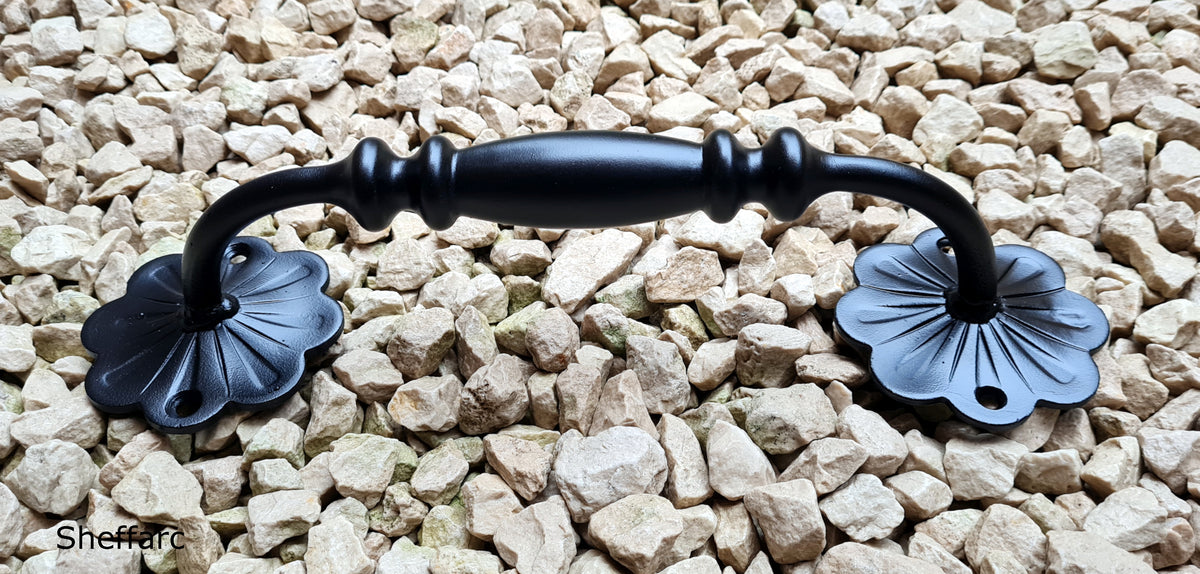 Ornamental wrought iron grab handle, mobility aid - rail - bar - style ...